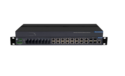 MES5200 Series Switch Rack 19-inch 1U có quản lý 16 cổng Gigabit, 8 ...